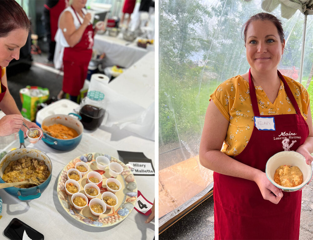 2022 Seafood Cooking Contest Winning Recipe: Summer Peach, Burrata and ...